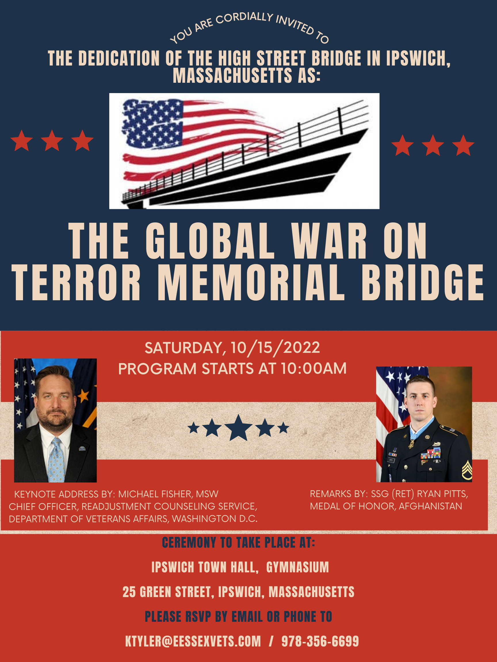 The Global War on Terror Memorial Bridge Dedication: Ipswich ...
