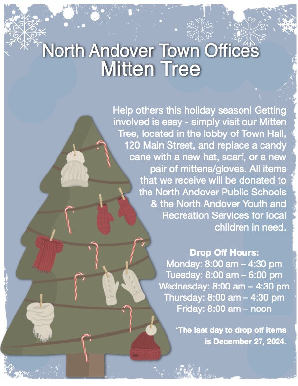 North Andover Town Offices 2024 Mitten Tree – North Andover News
